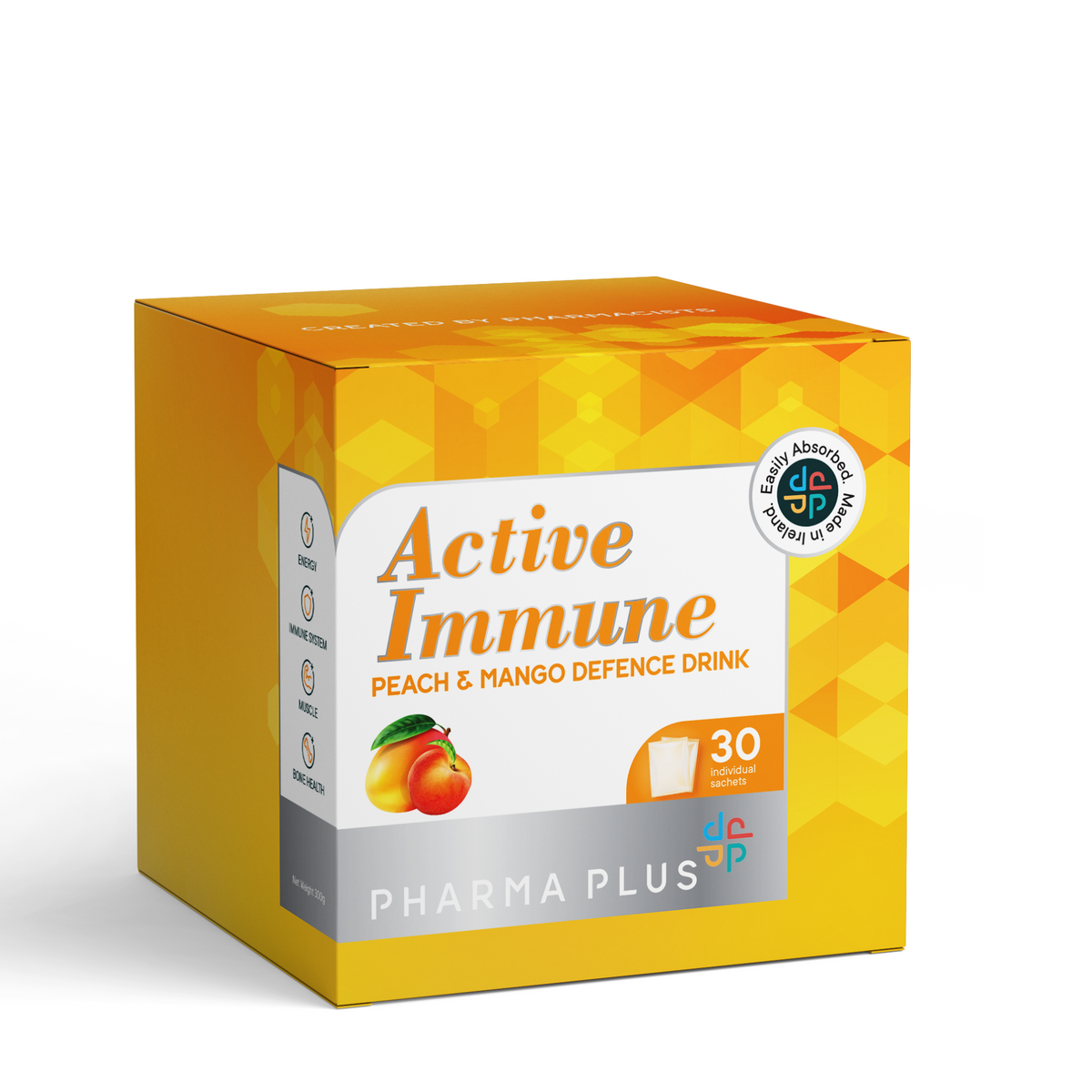 Pharma Plus Active Immune Peach & Mango | Immune Boost in Peach & Mango ...