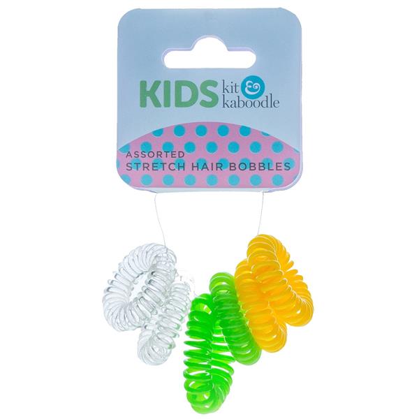 Kit & Kaboodle Kids Assort Stretch Bobble 6 Pack – Kids Hair Bobbles ...