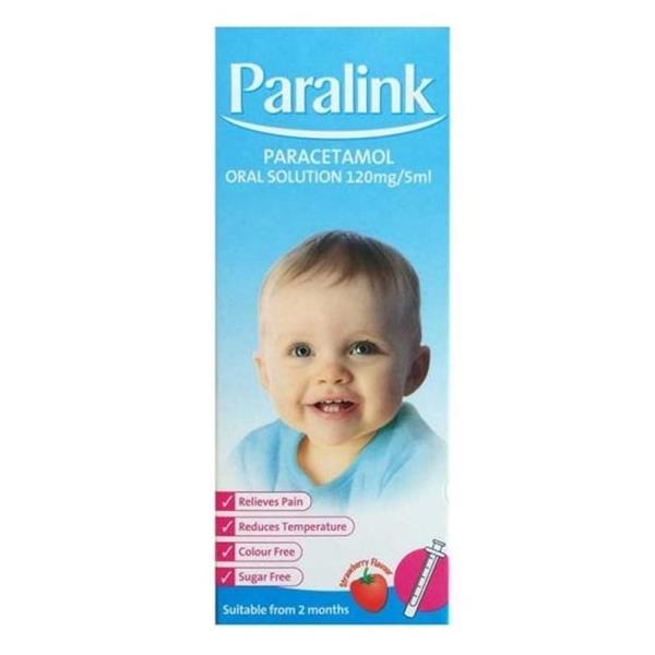 Paralink Paracetamol Solution 100ml - Fast Liquid Pain Relief ...