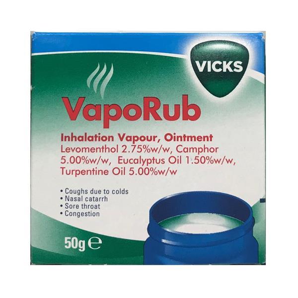 Vicks VapoRub Ointment 50g - Cough & Congestion Relief – McGorisks ...
